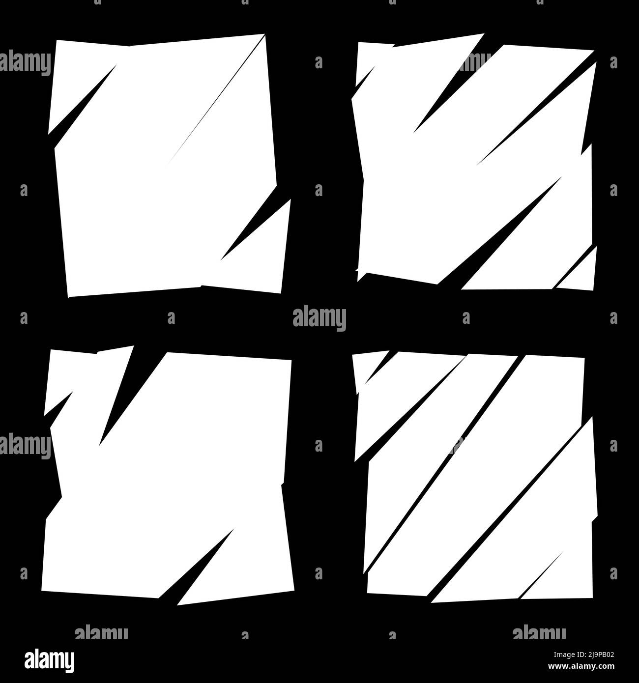 Slit, slash, fracture texture effect element. Stock vector illustration ...