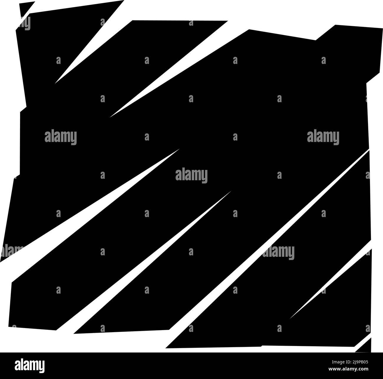 Slit, slash, fracture texture effect element. Stock vector illustration ...