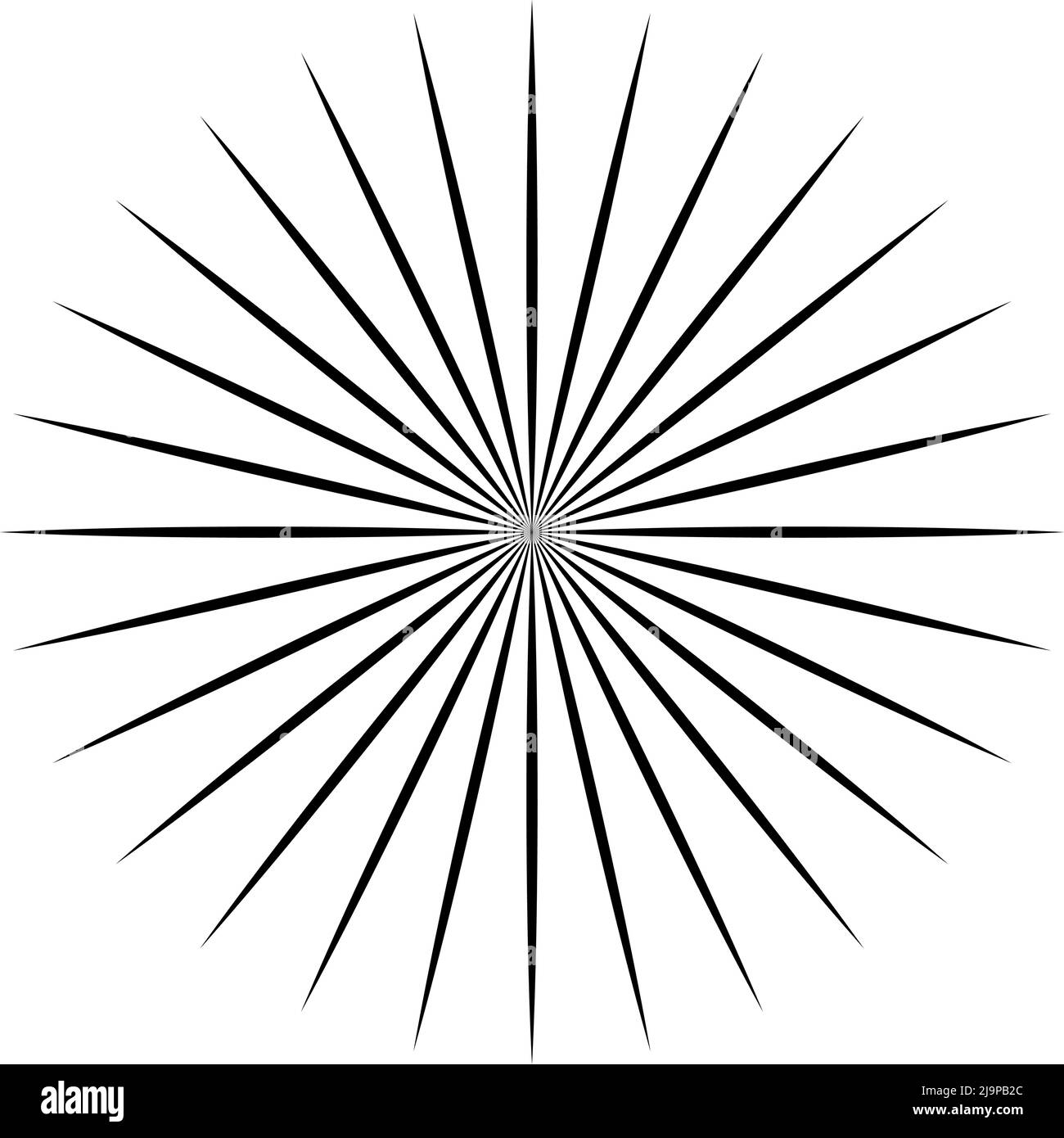 Converging radial, circular lines element. Stock vector illustration ...