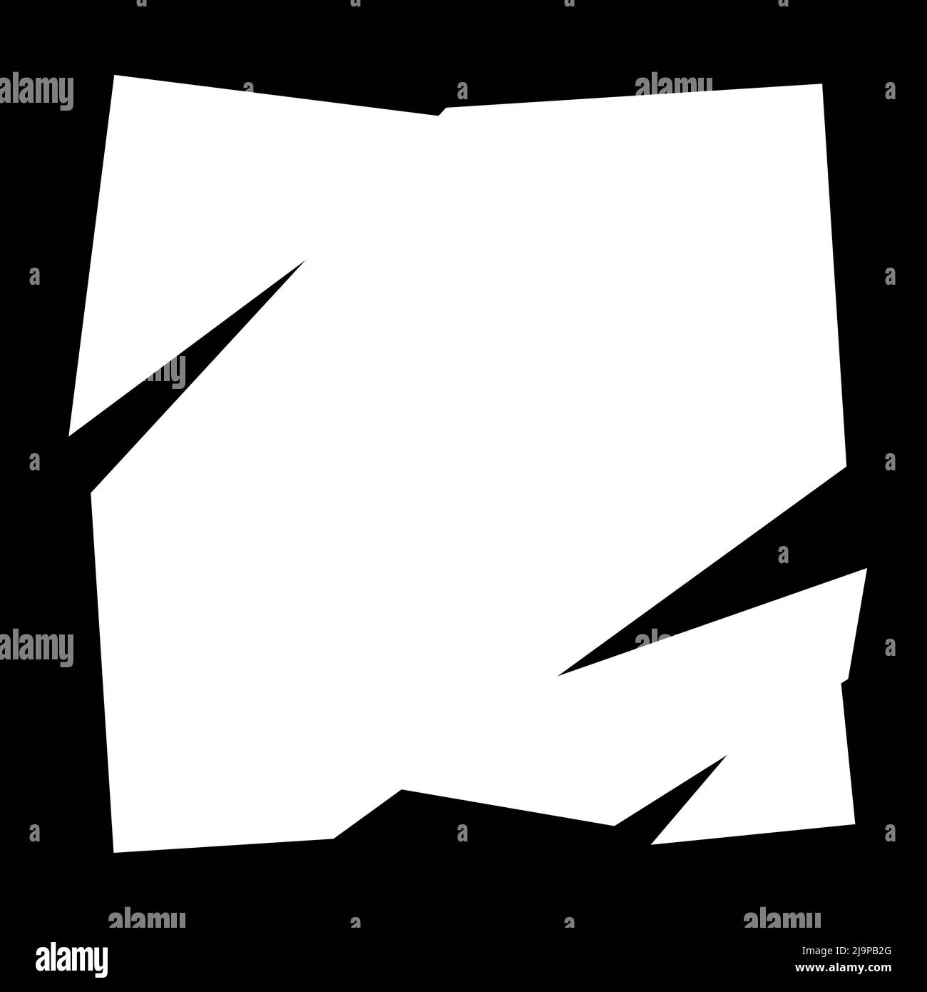 Slit, slash, fracture texture effect element. Stock vector illustration ...