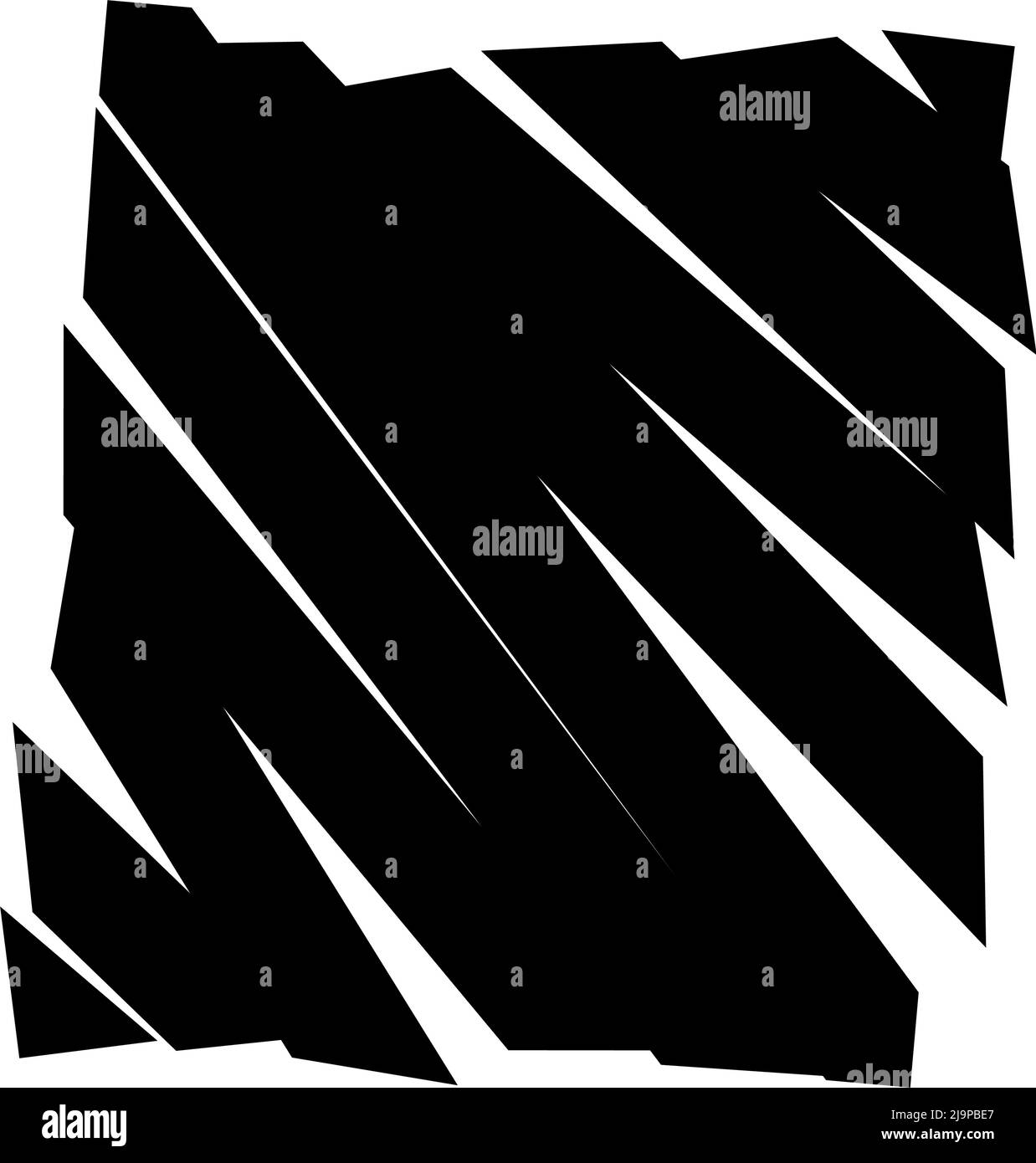 Slit, slash, fracture texture effect element. Stock vector illustration ...