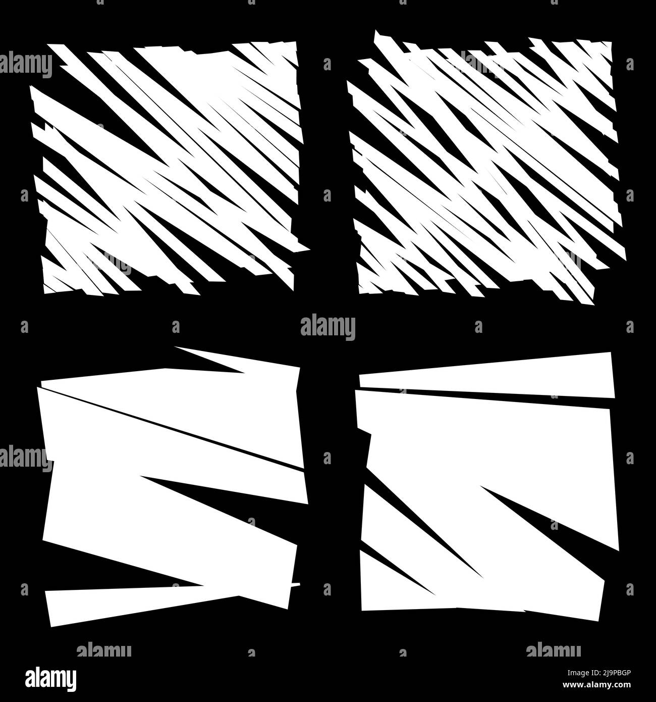 Slit, slash, fracture texture effect element. Stock vector illustration ...