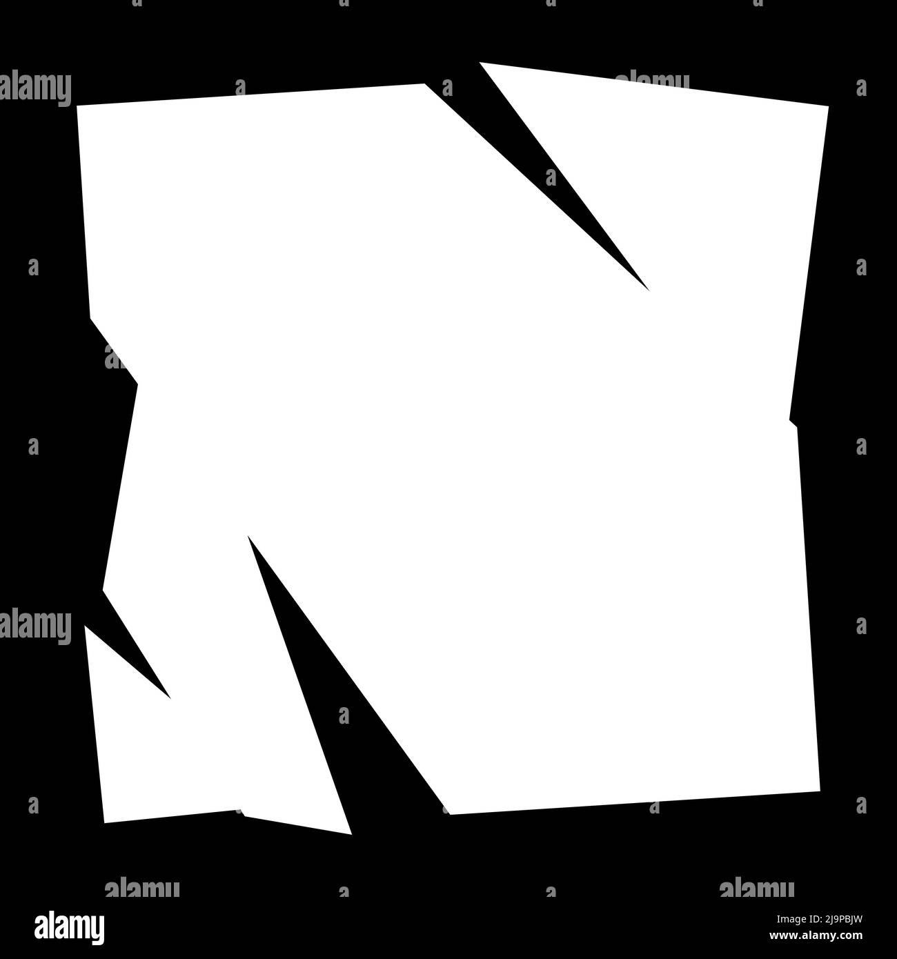 Slit, slash, fracture texture effect element. Stock vector illustration ...