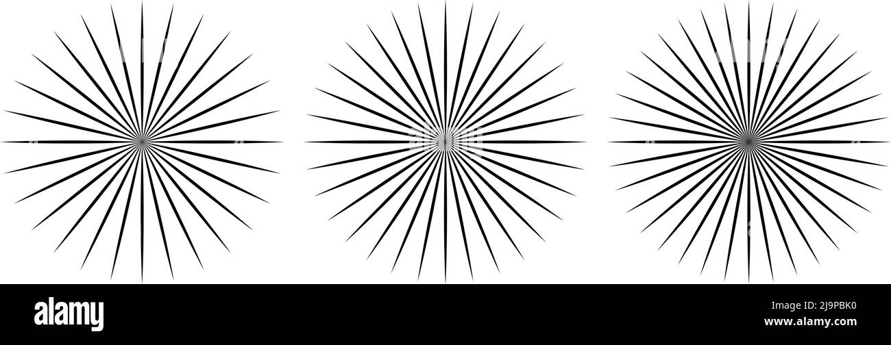 Converging radial, circular lines element. Stock vector illustration ...