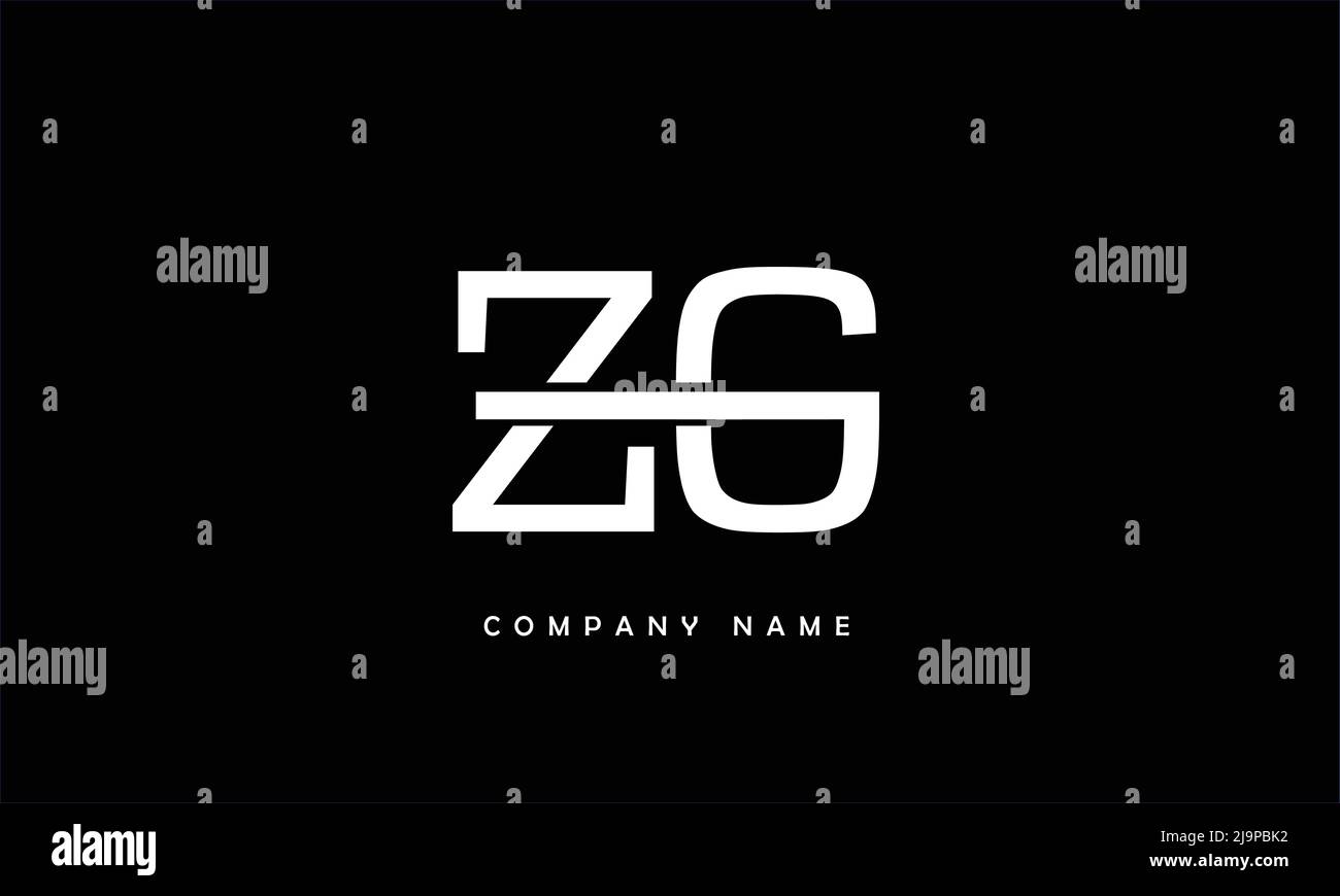 zg, gz alphabets letters logo monogram Stock Vector Image & Art - Alamy