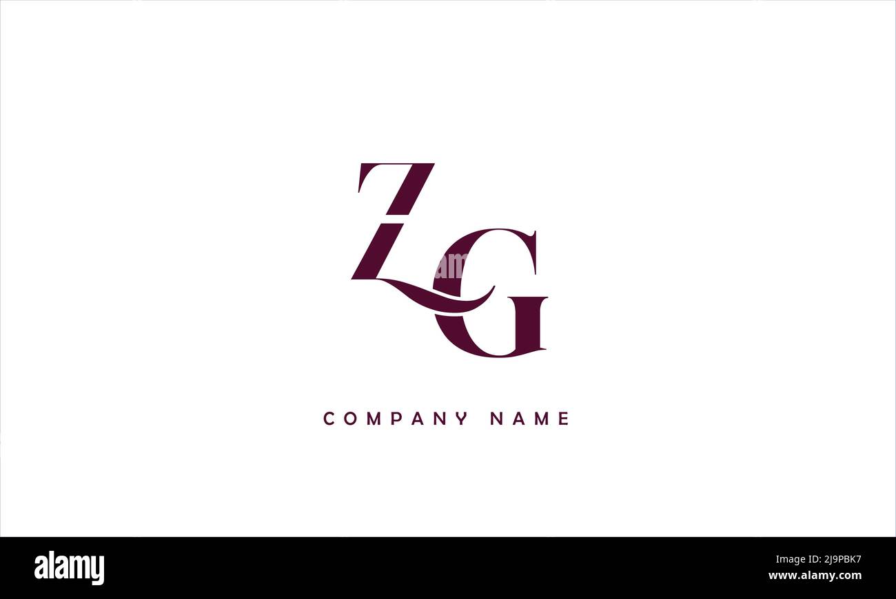 zg, gz alphabets letters logo monogram Stock Vector Image & Art - Alamy