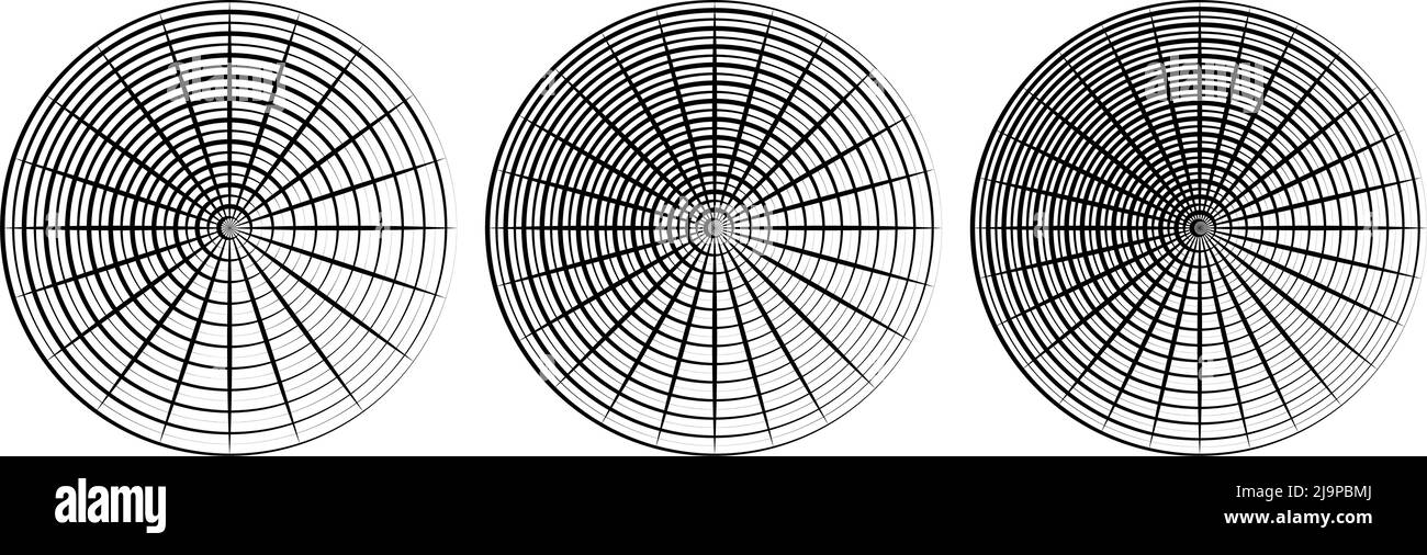 Converging radial, circular lines element. Stock vector illustration ...