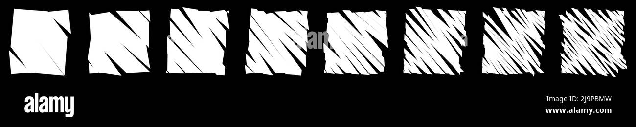 Slit, slash, fracture texture effect element. Stock vector illustration ...