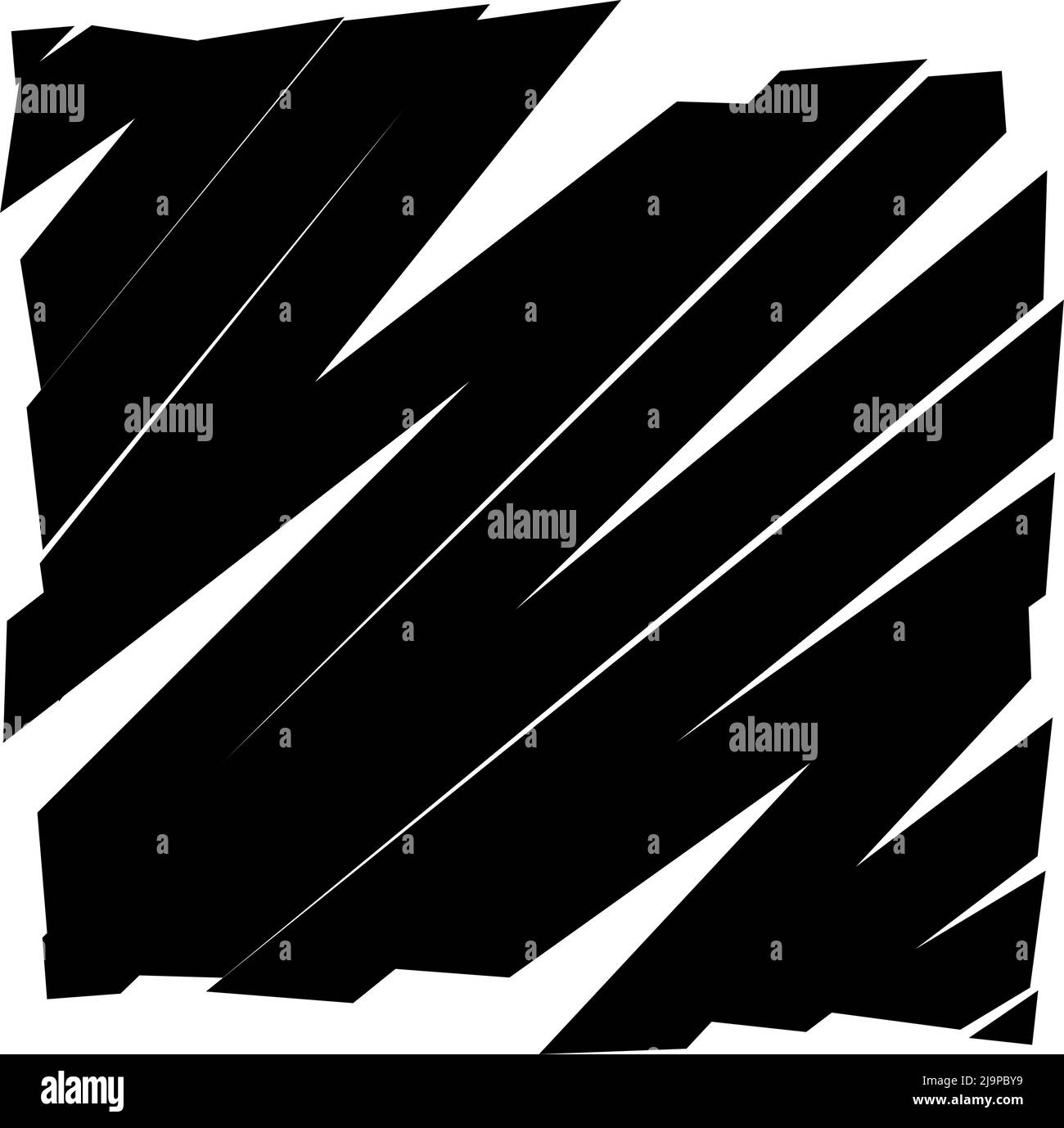 Slit, slash, fracture texture effect element. Stock vector illustration ...