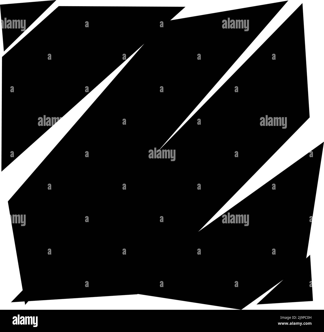 Slit, slash, fracture texture effect element. Stock vector illustration ...