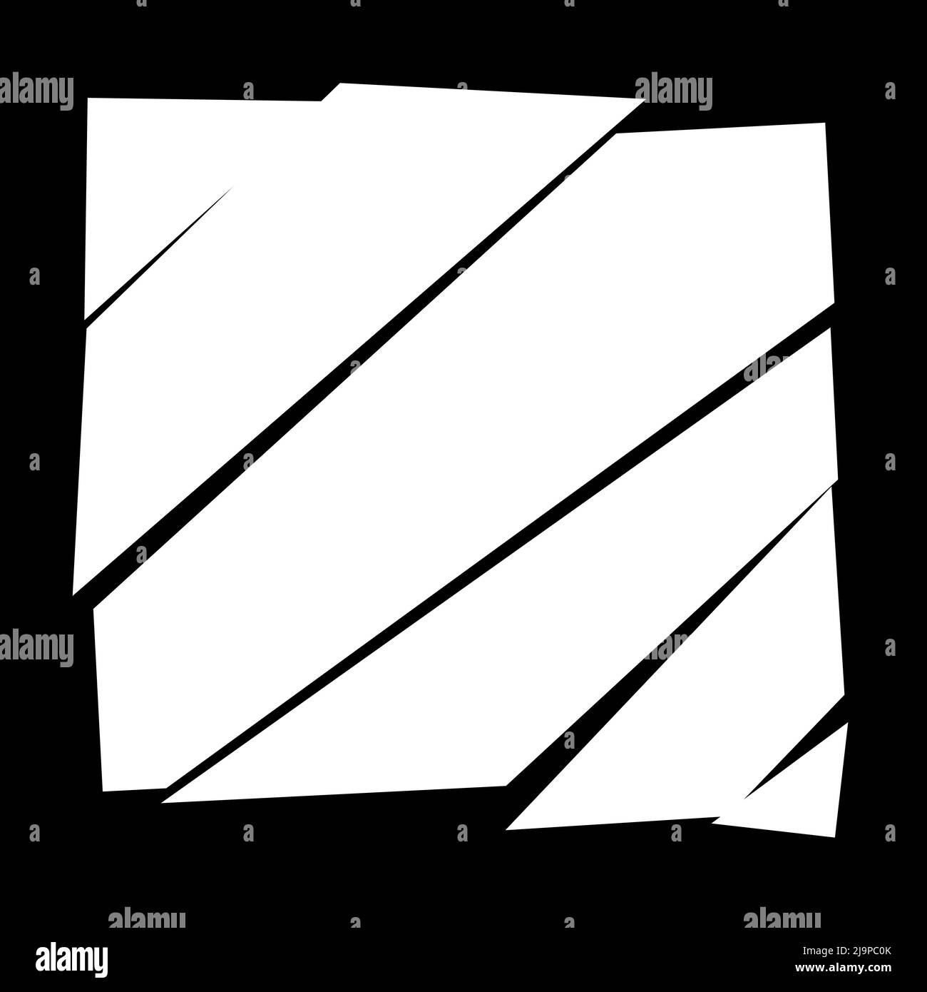 Slit, slash, fracture texture effect element. Stock vector illustration ...