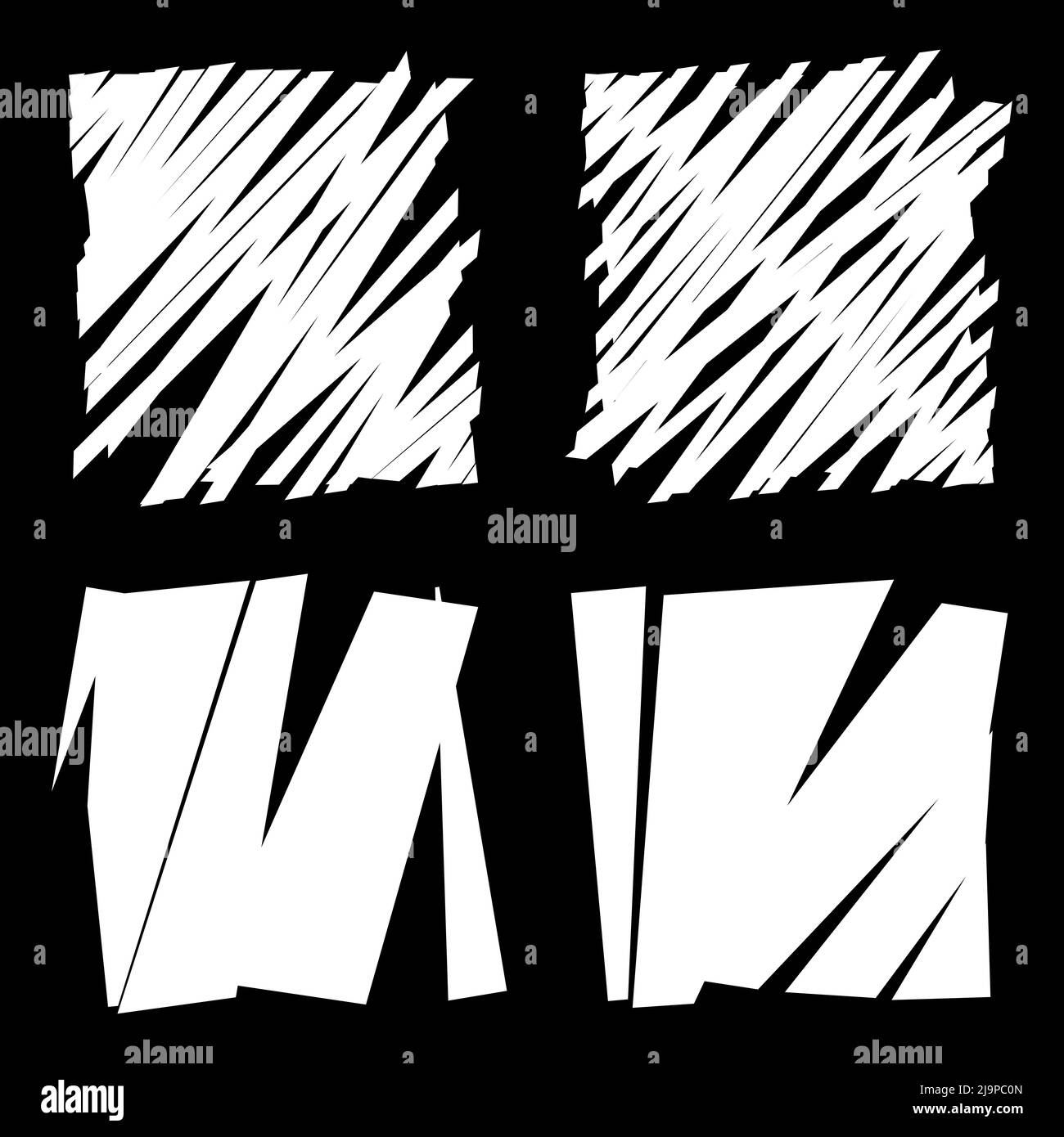 Slit, slash, fracture texture effect element. Stock vector illustration ...