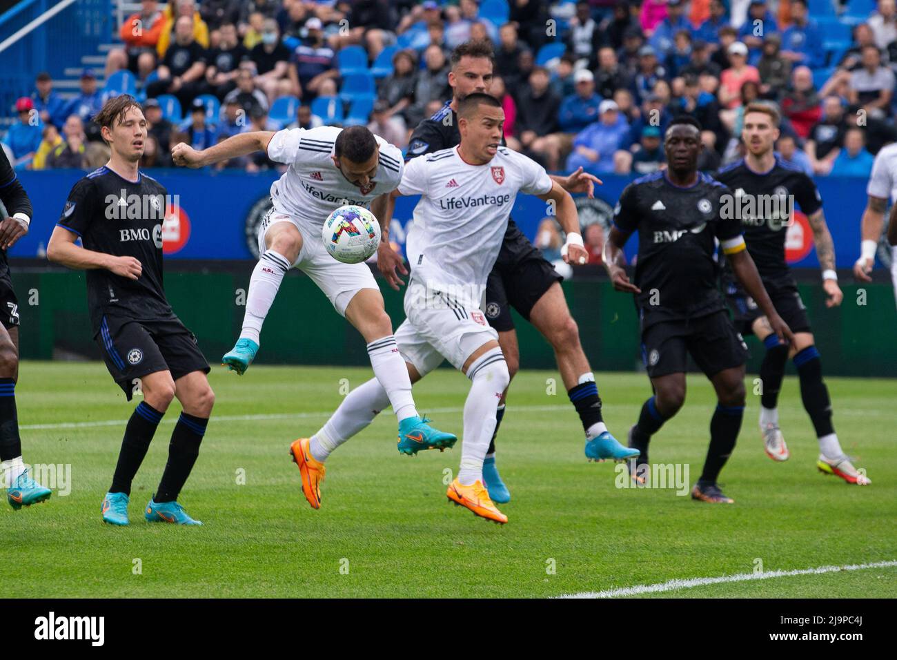 Montreal, Quebec. 22nd May, 2022. Real Salt Lake forward Justin Meram ...