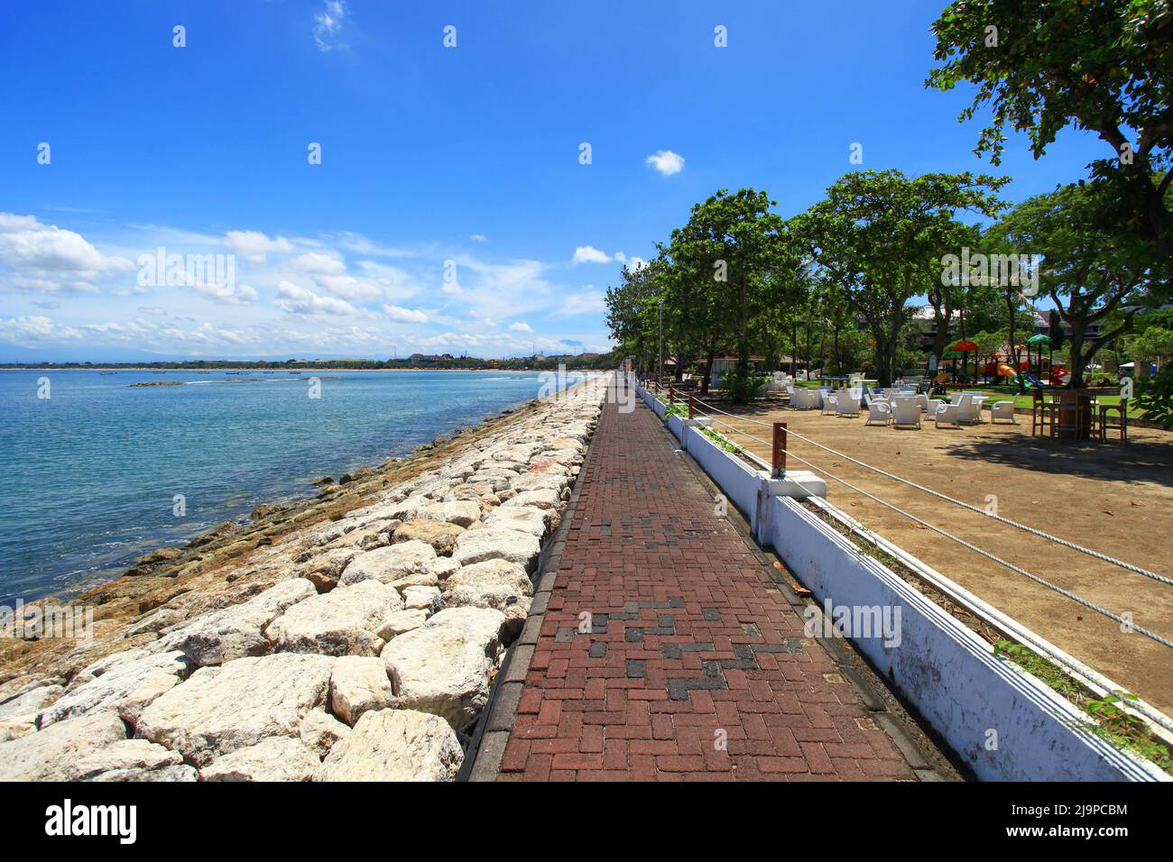 The Kuta Beach Path in Kuta, Bali, Indonesia Stock Photo - Alamy