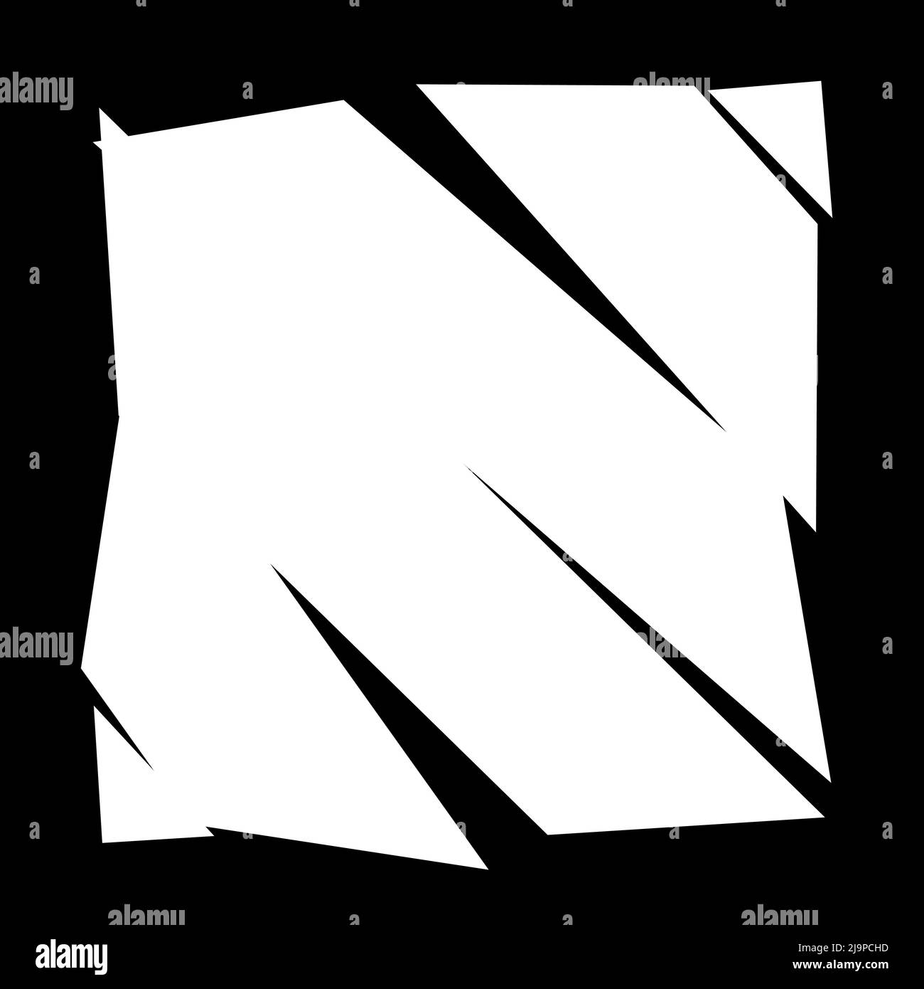 Slit, slash, fracture texture effect element. Stock vector illustration ...