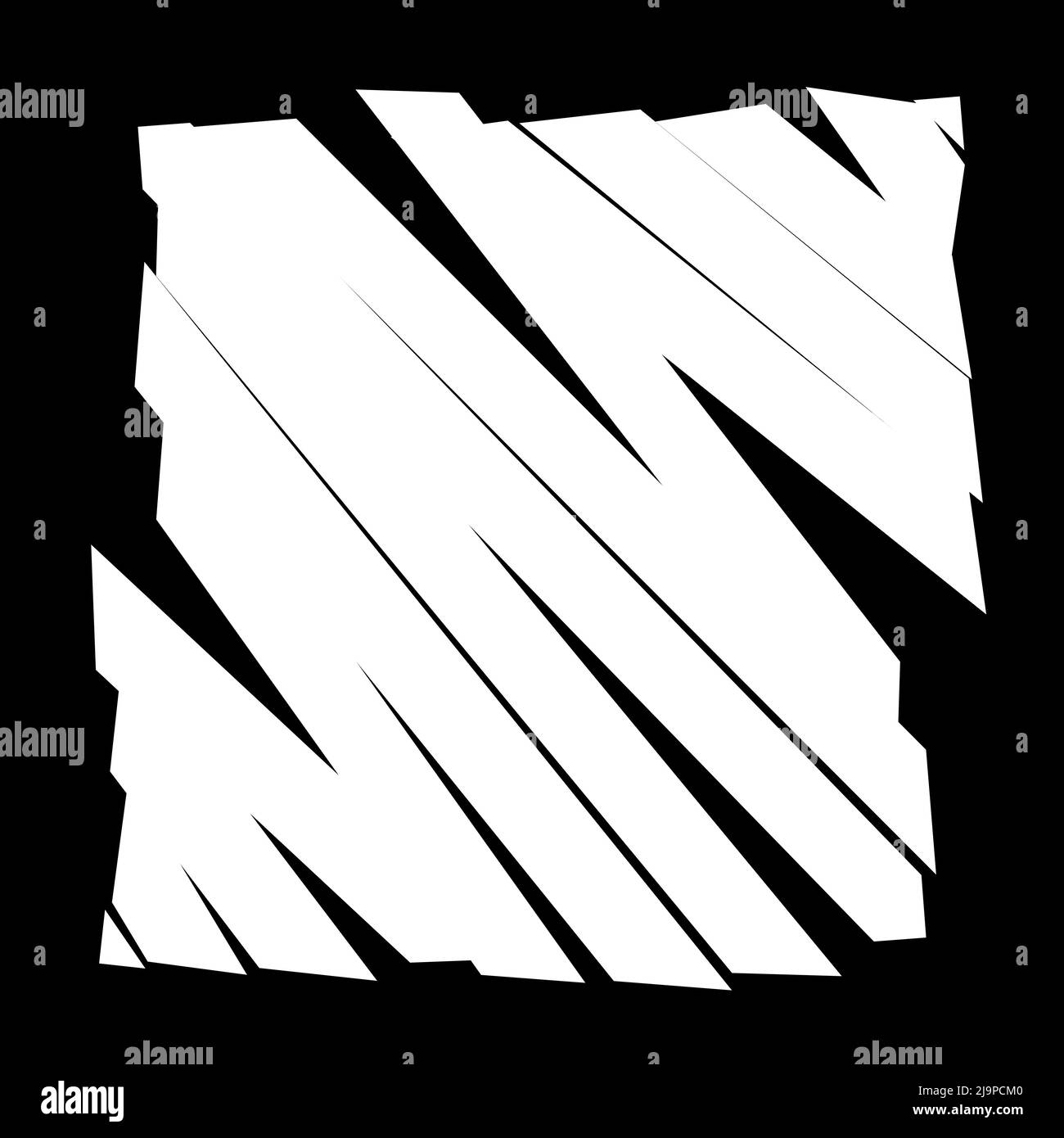 Slit, slash, fracture texture effect element. Stock vector illustration ...