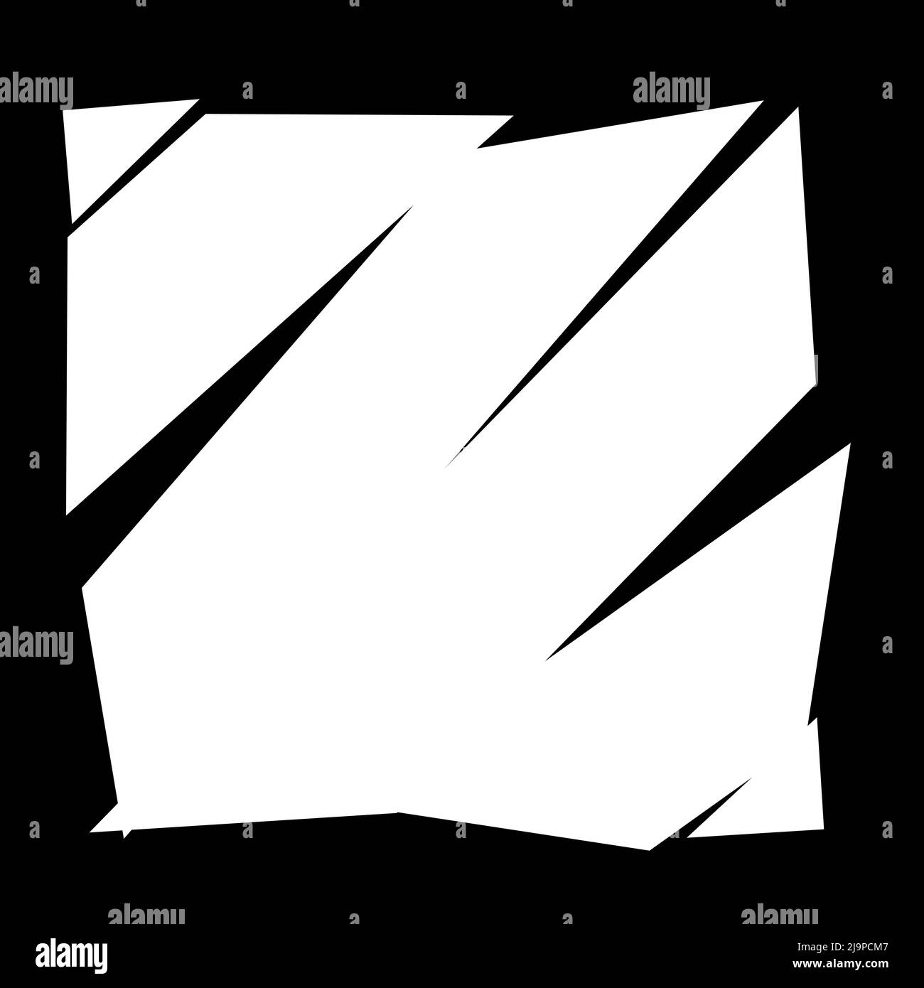 Slit, slash, fracture texture effect element. Stock vector illustration ...