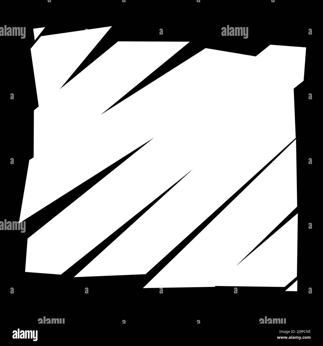 Slit, slash, fracture texture effect element. Stock vector illustration ...