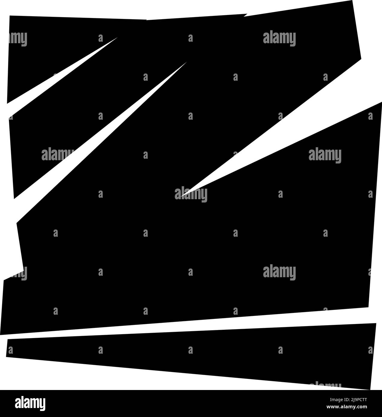 Slit, slash, fracture texture effect element. Stock vector illustration ...