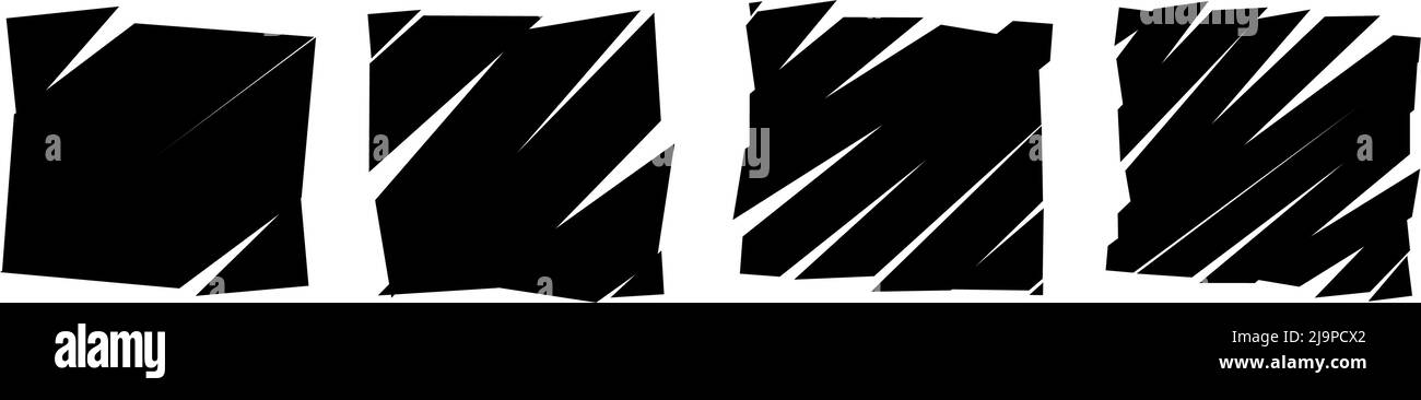 Slit, slash, fracture texture effect element. Stock vector illustration ...