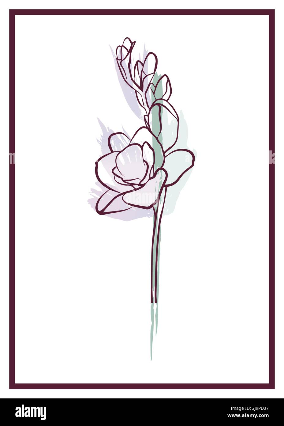 A modern universal art poster. Suitable for greeting cards,posters ...