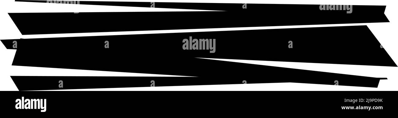 Slit, slash, fracture texture effect element. Stock vector illustration ...