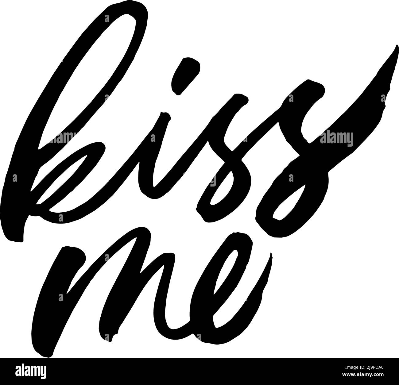 Word kiss Black and White Stock Photos & Images - Alamy