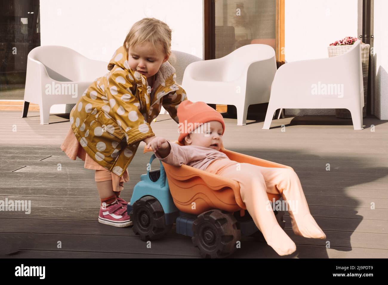 Child kids car children fun ride hi-res stock photography and images ...