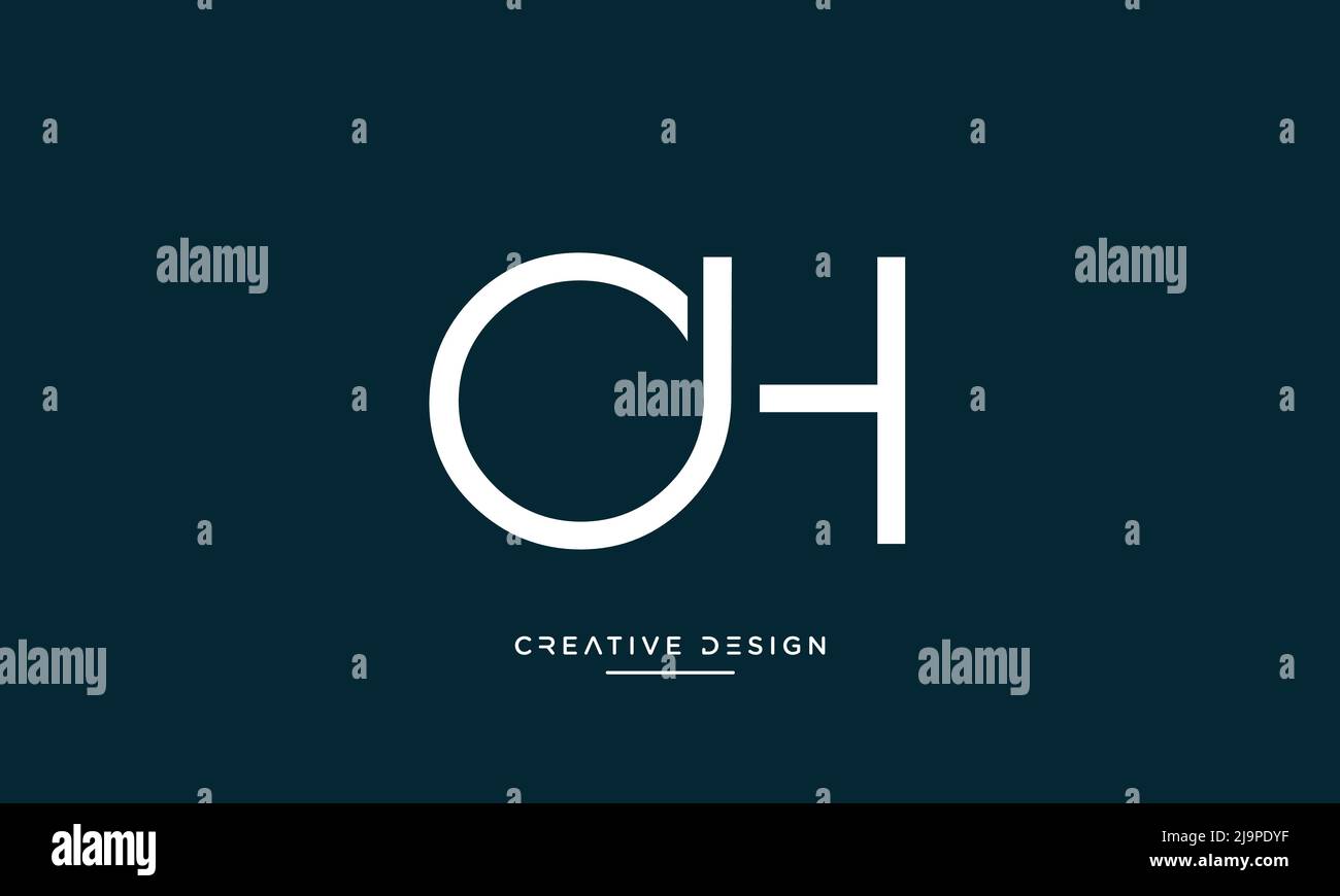 Alphabet Letters OH or HO Icon Logo Vector Stock Vector Image & Art - Alamy