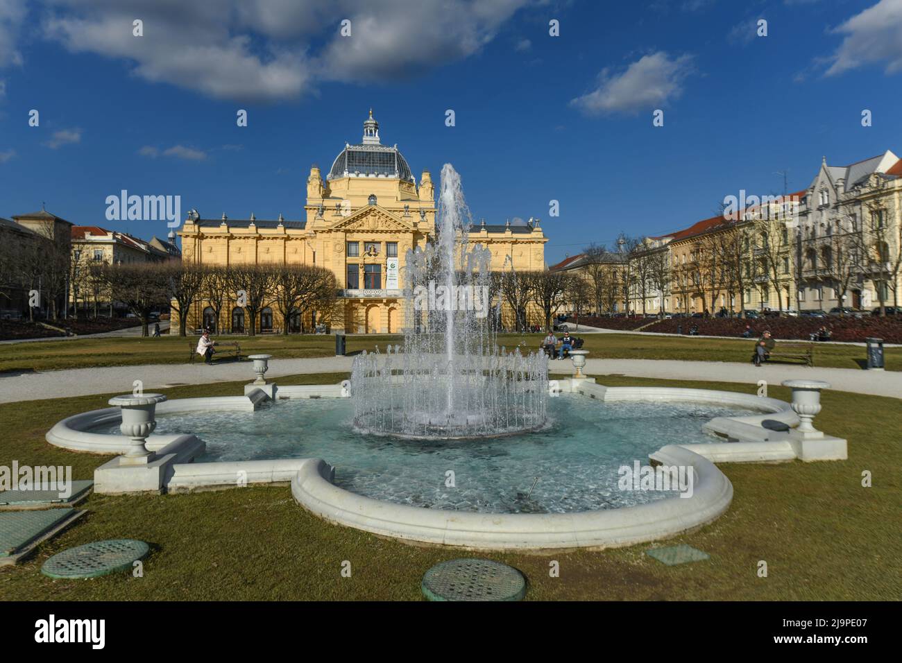 Zagreb: King Tomislav Square (Kralja Tomislava Trg), and the Art ...
