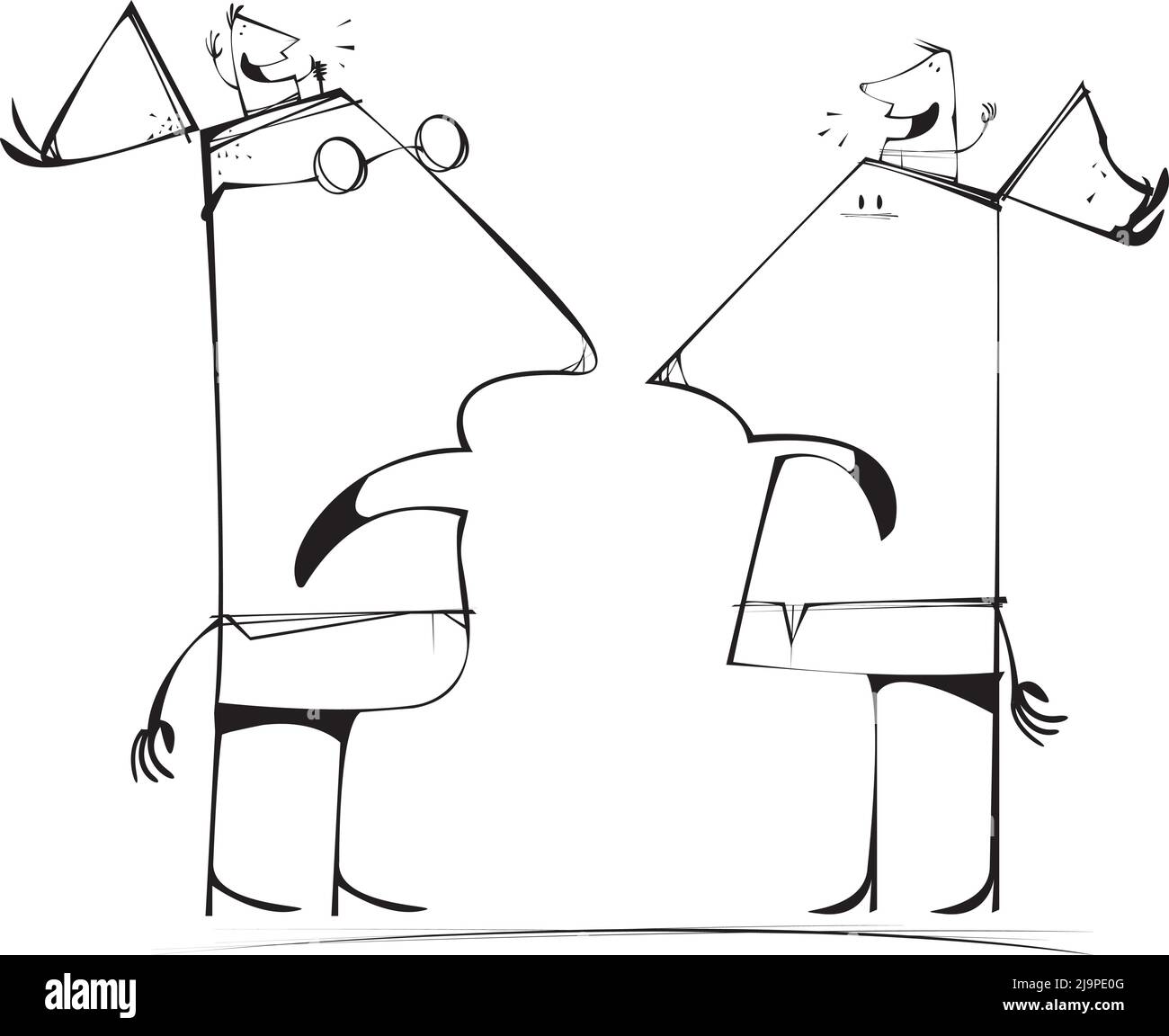 Two having Stock Vector Images - Alamy