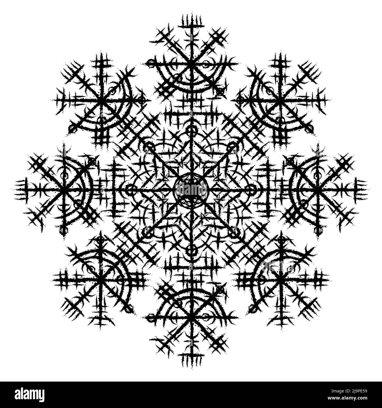 Viking symbol Cut Out Stock Images & Pictures - Alamy