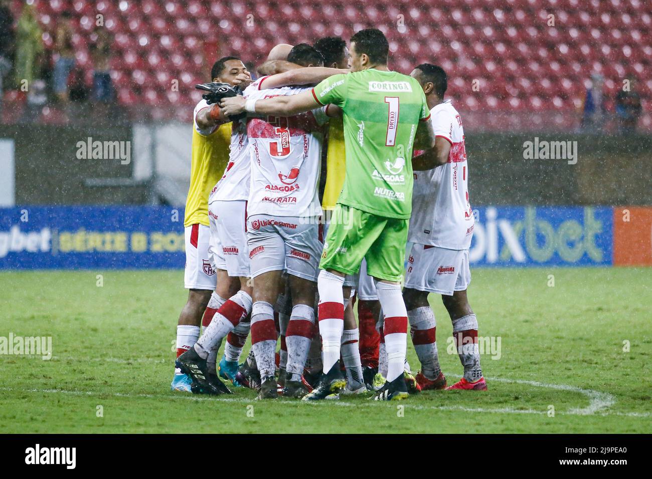 PE - Recife - 05/24/2022 - BRAZILIAN B 2022, SPORT X CRB - CRB players ...