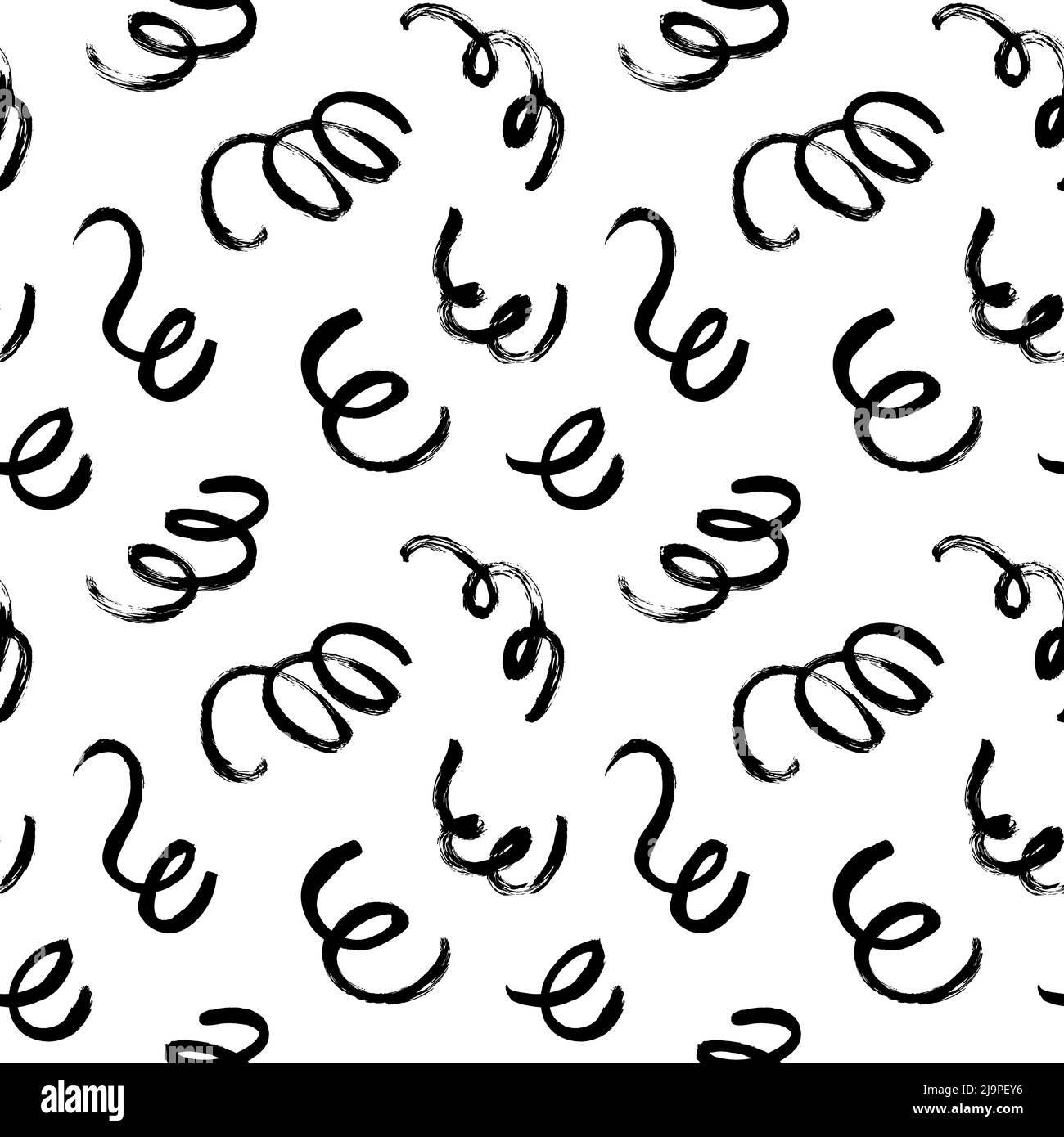 Smooth brush strokes Stock Vector Images - Alamy