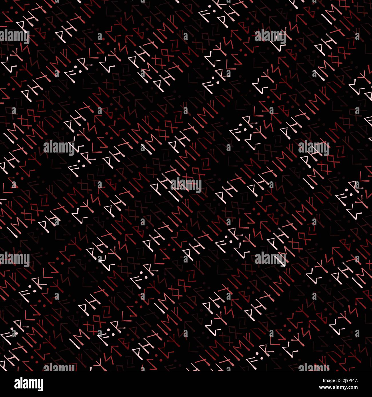 Runic viking red grunge letters Stock Vector Image & Art - Alamy