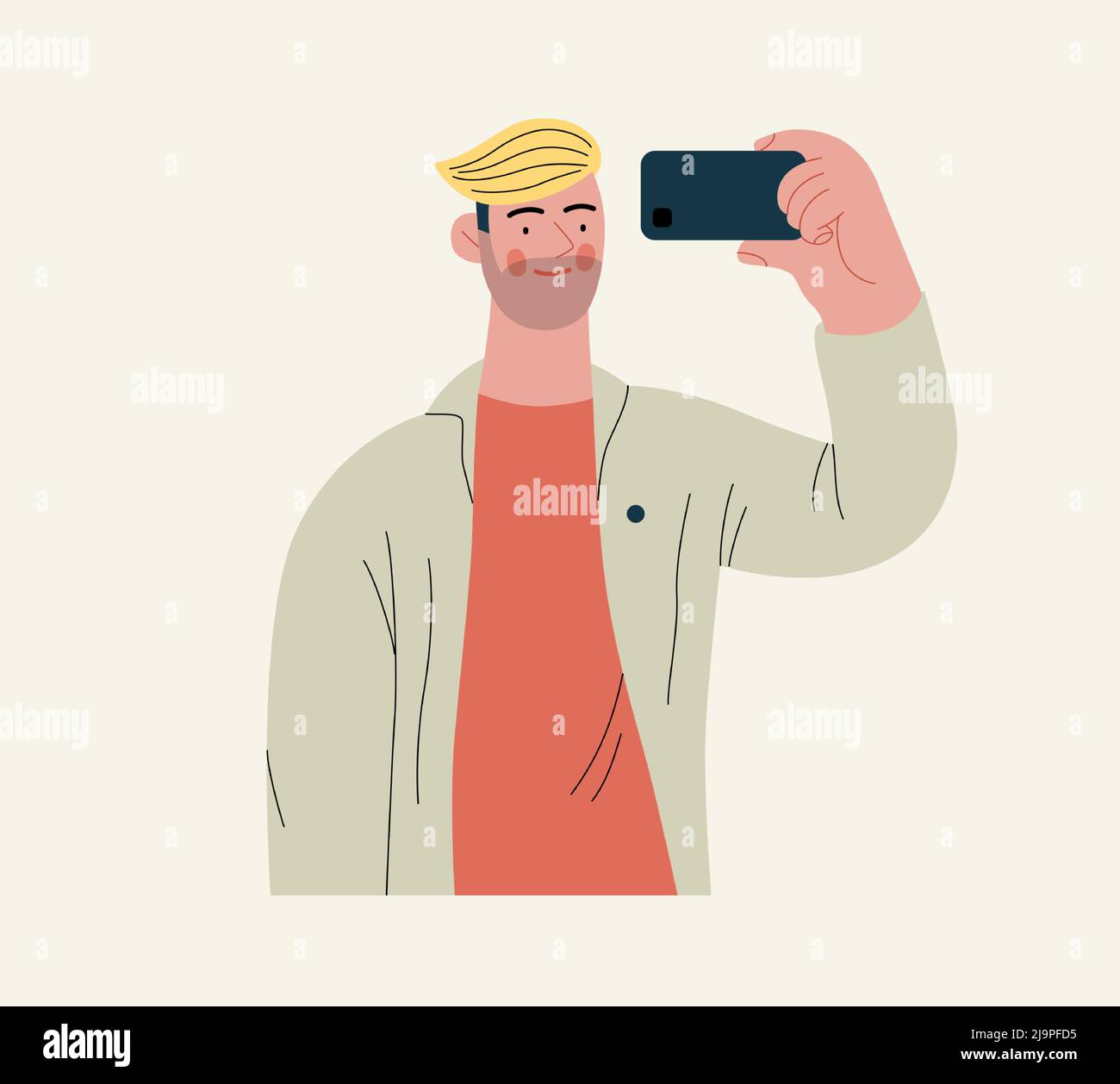 Taking photo photograph snap Stock Vector Images - Alamy
