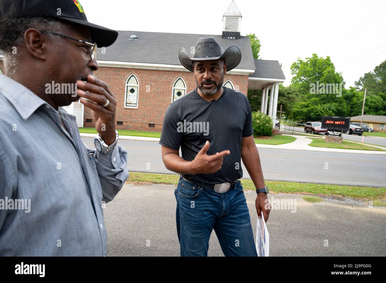 Rome, Georgia, USA. 24th May, 2022. Marcus Flowers, Democratic ...
