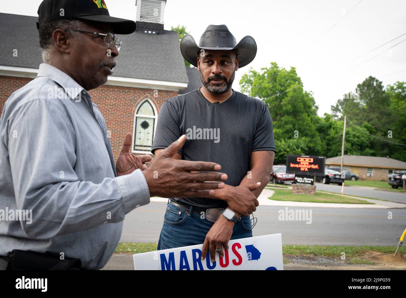 Rome, Georgia, USA. 24th May, 2022. Marcus Flowers, Democratic ...