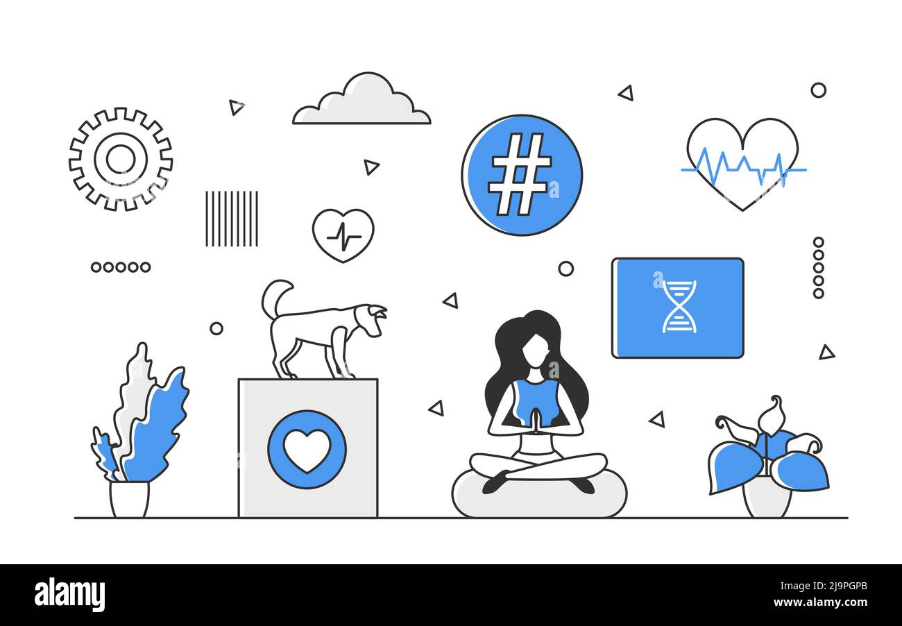 Yoga sport meditation asana position. Healthy relaxing and body ...