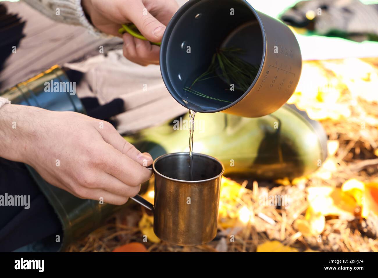 Pouring soup hi-res stock photography and images - Alamy