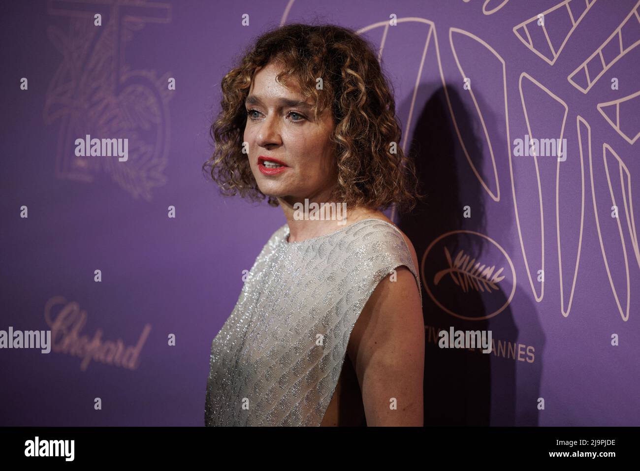 Valeria Golino Attending The Cannes 75 Anniversary Dinner During The