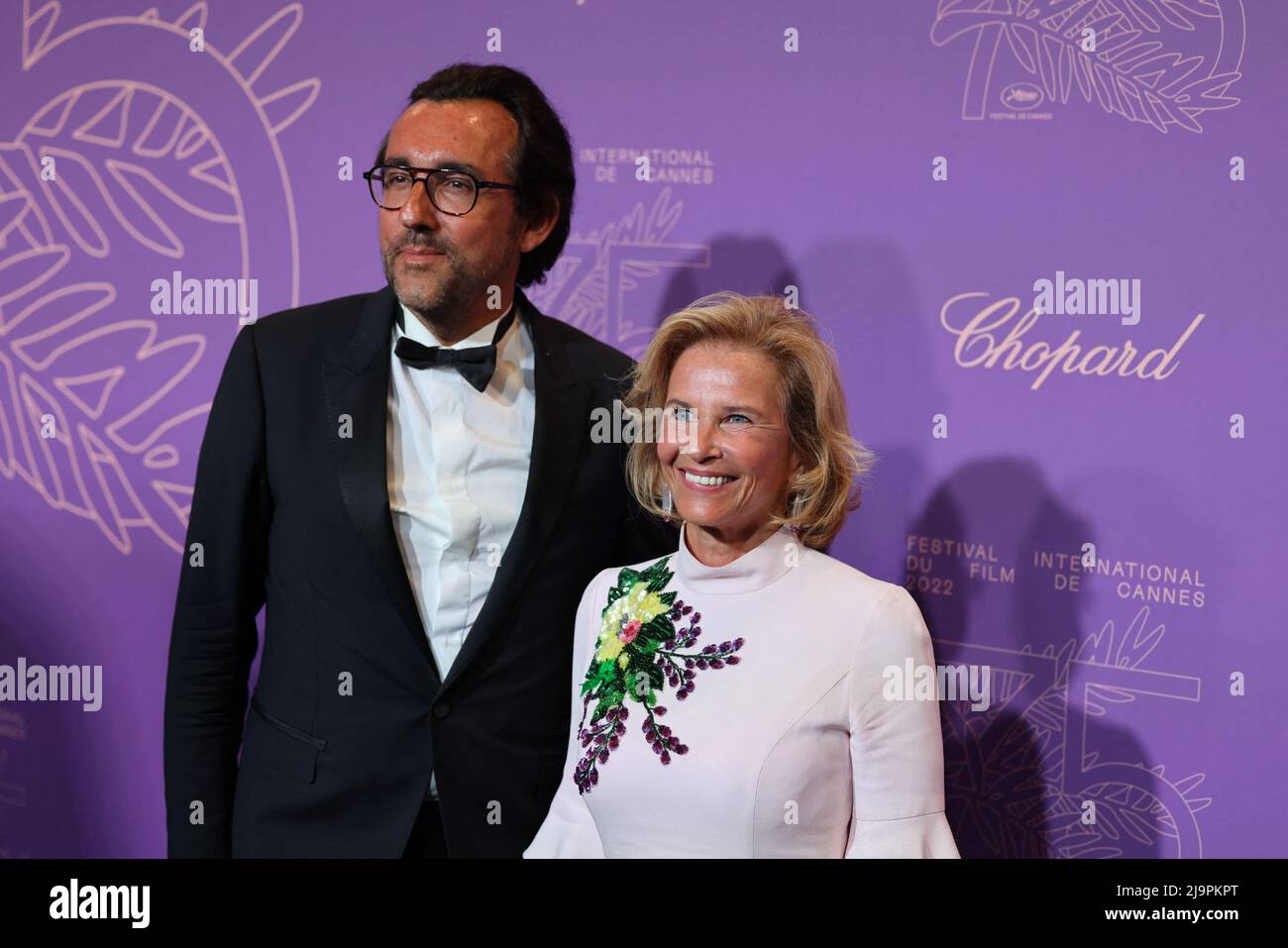 Iris Knobloch attends the "Cannes 75" Anniversary Dinner during the ...