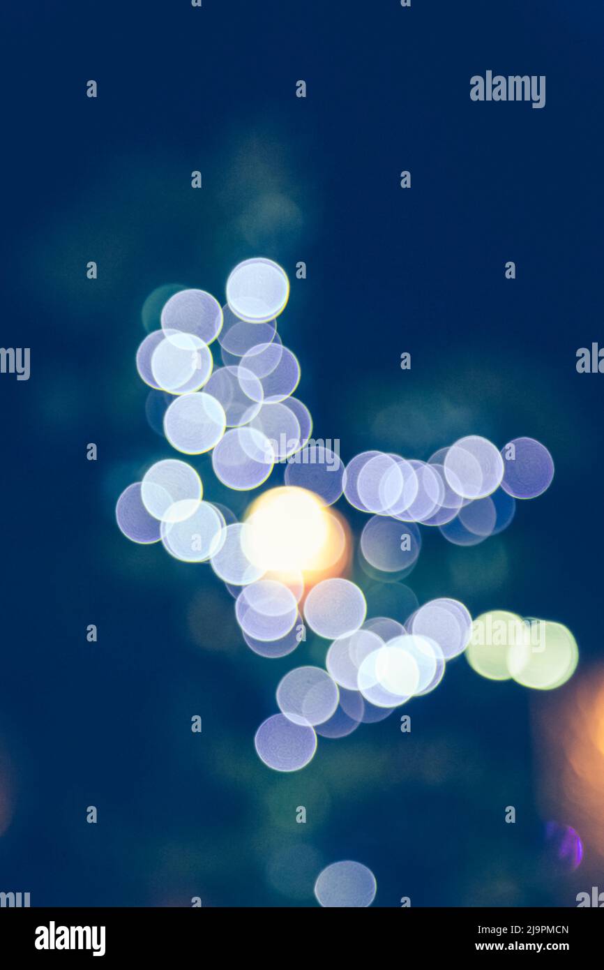 Blur bokeh of light in the city background Stock Photo - Alamy