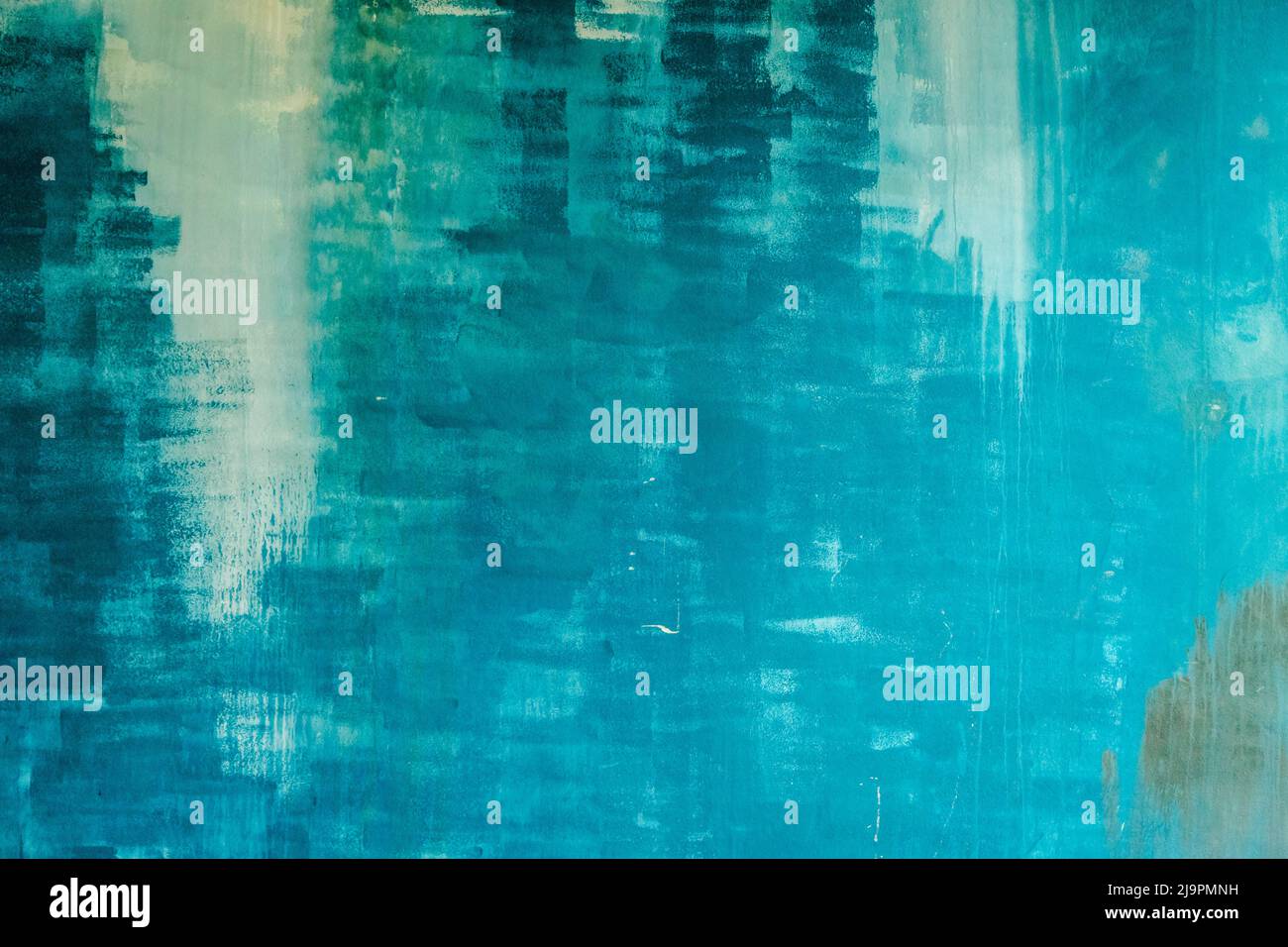 Old cement paint blue wall background Stock Photo - Alamy