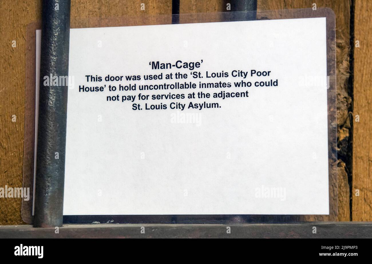 St. Joseph, Missouri, USA. 24th May, 2022. The Glore Psychiatric Museum ...