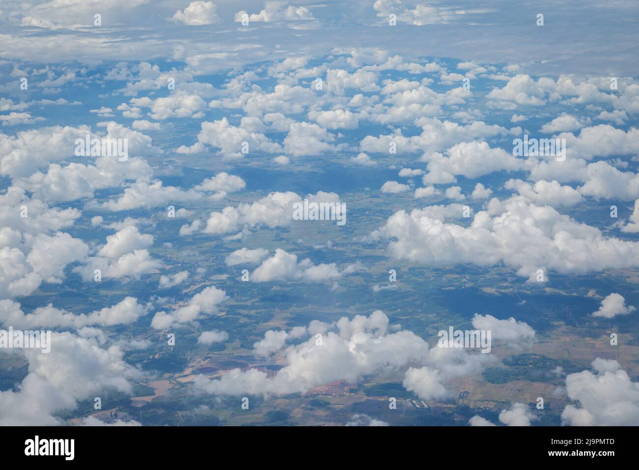 sky and clouds view from airplan background Stock Photo - Alamy
