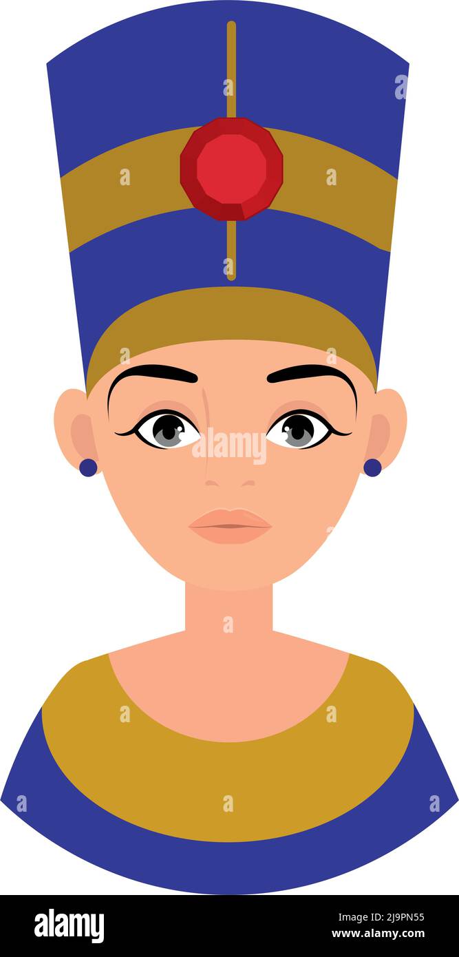 egypt nefertiti statue Stock Vector Image & Art - Alamy