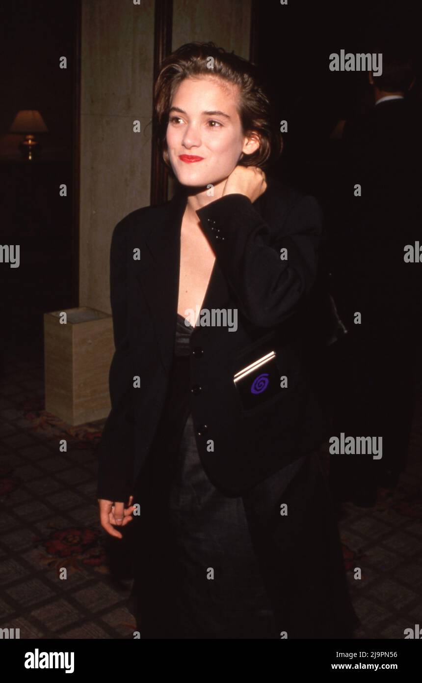 WInona Ryder at the Athletes and Entertainers for Kids Foundation All ...