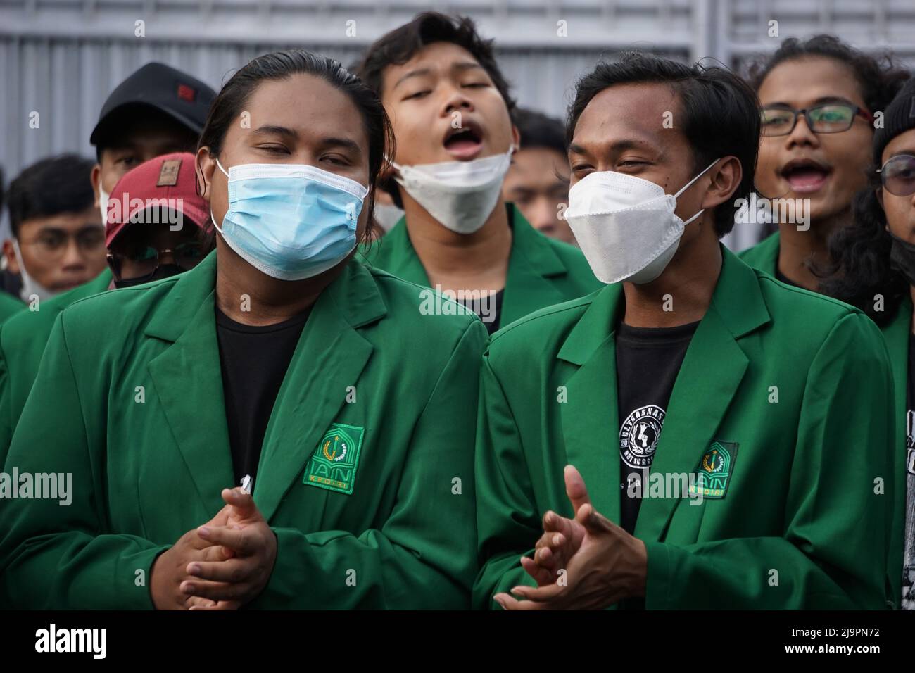 Kediri, East Java, Indonesia - April 18th, 2022 : Indonesian students ...