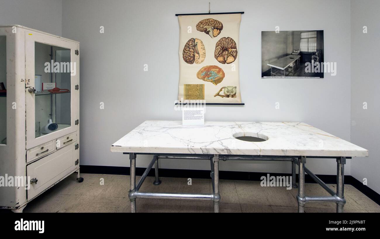 St. Joseph, Missouri, USA. 24th May, 2022. The Glore Psychiatric Museum ...